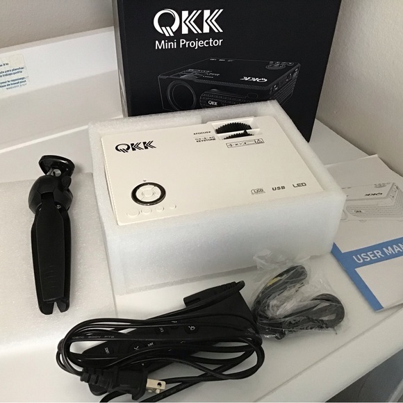 QKK | Cameras, Photo & Video | Qkk Mini Projector Pj50 Full Hd Led ...